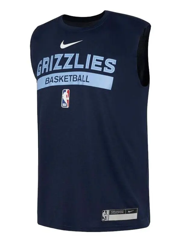 Nike X Nba Memphis Grizzlies Dri-fit Sleeveless T-shirt - Blue