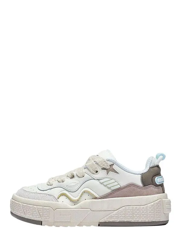 LI-NING 001 Unblock Sneakers - White/grey