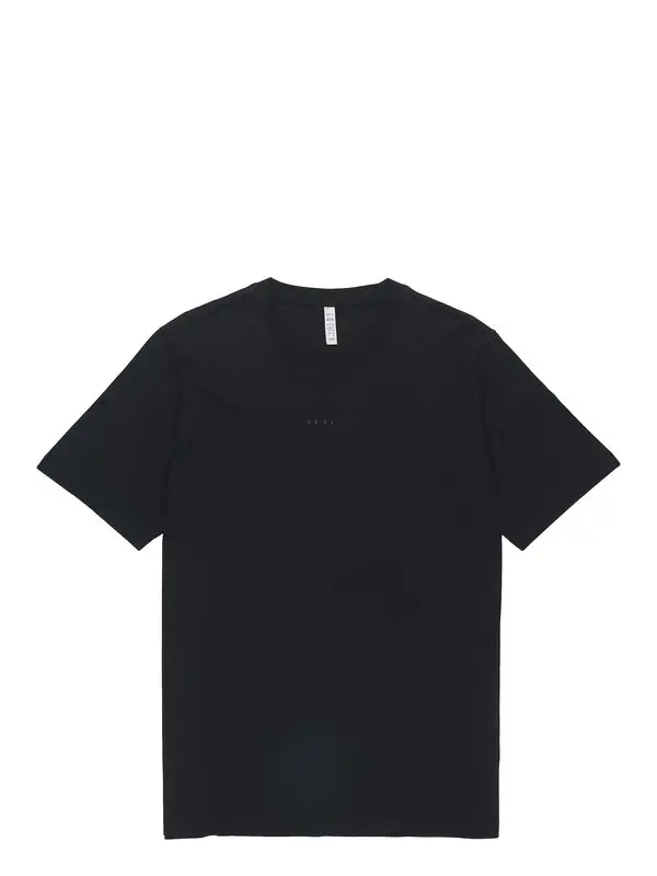 Adidas Originals Solid Color Round Neck Short Sleeve Black T-shirt - Default Color