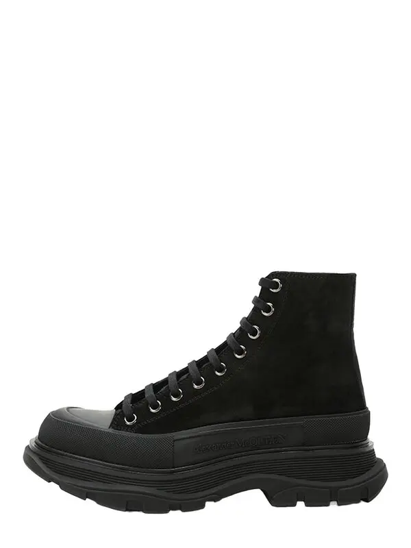 Alexander McQueen Tread Slick High Top Boots - Black