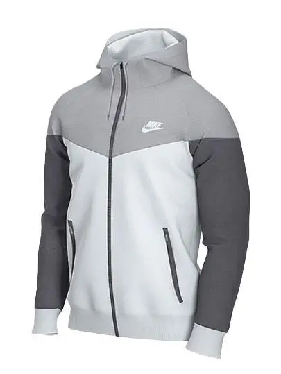 Nike Contrast Color Stitching Sports Hooded Logo Jacket - Default Color