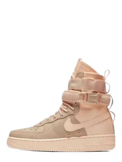 Nike Sf Air Force 1 High Top Sneakers - Orange