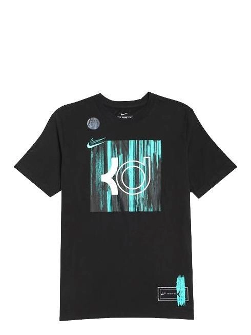 Nike Dri-fit Kd Logo Kevin Durant Printed Tee - Black