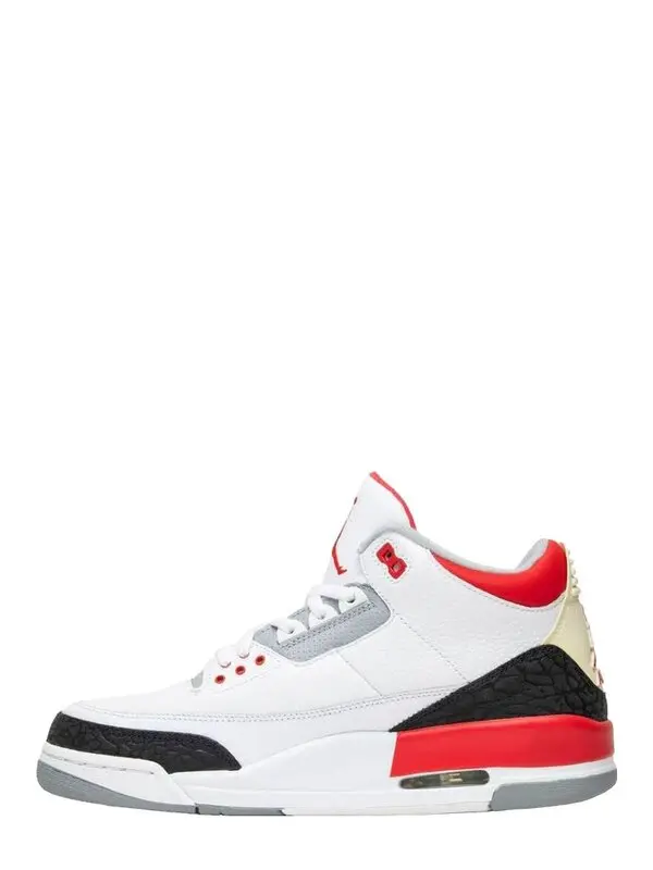 JORDAN Air 3 Retro "fire Red" 2007 - White
