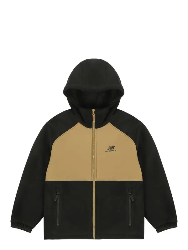 NEW BALANCE Hooded Casual Jacket - Black