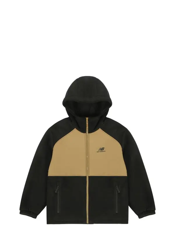 NEW BALANCE Hooded Casual Jacket - Black
