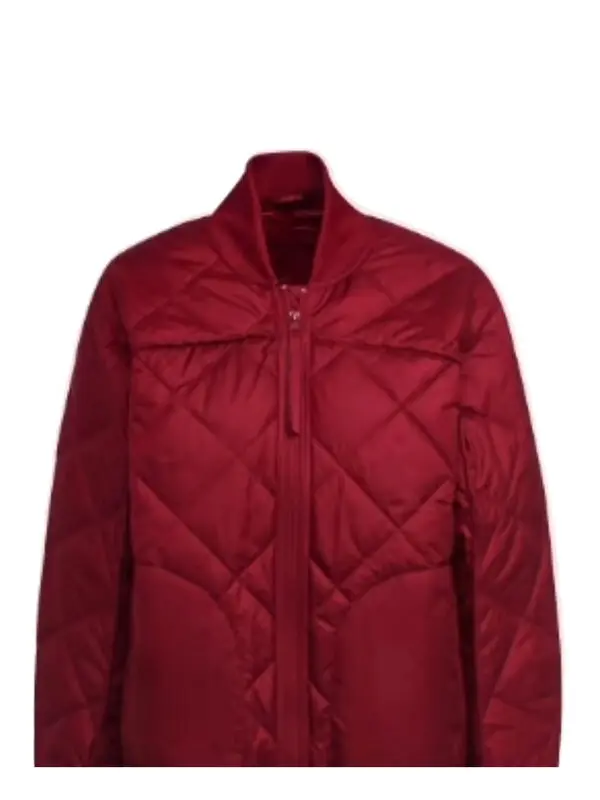 Adidas Karlie Kloss Light Padded Bomber Jacket - Burgundy