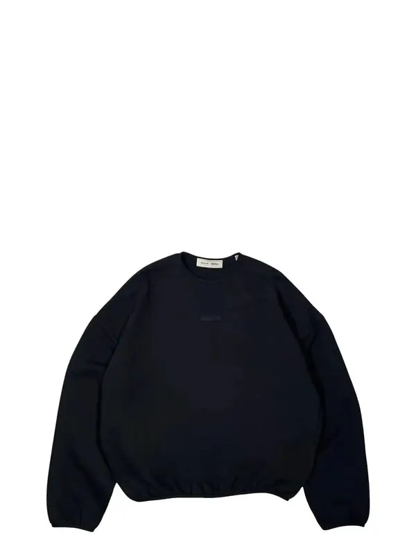 Fear Of God Modern Fit Fleece Crewneck - Jet Black