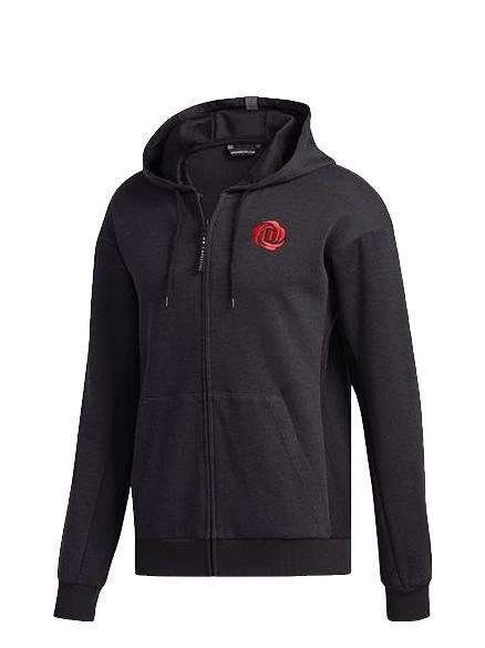 Adidas Ros Crossup Full-zip Hoodie - Black
