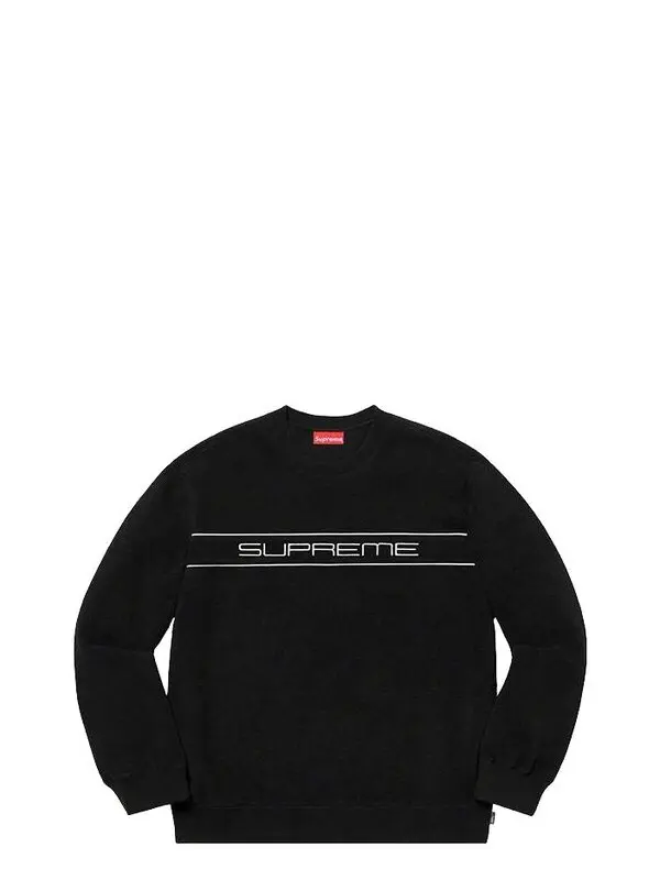Supreme Polartec Crewneck - Black