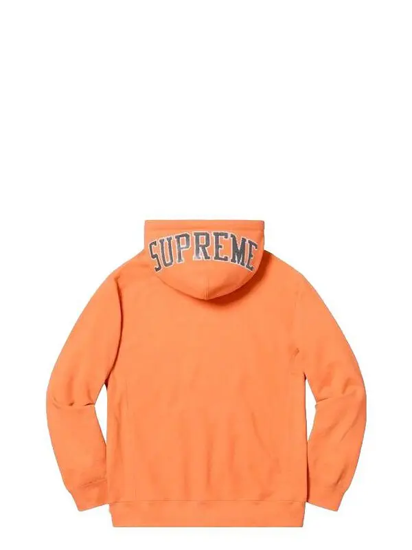 Supreme Curved Logo Orange - Light