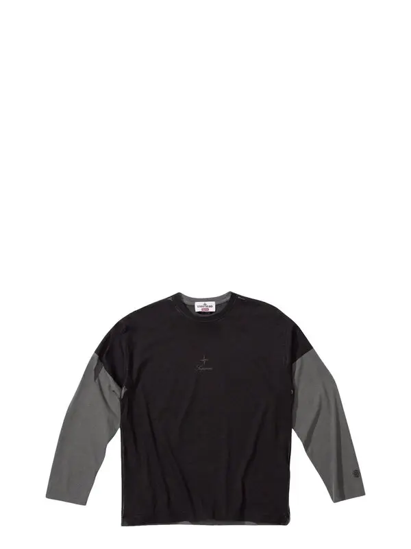 Supreme X Stone Island Fw23 Week10 Sweater - Black