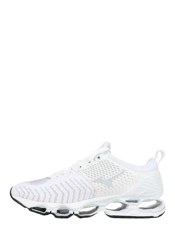 Mizuno Wave Prophecy Waveknit Athletic Sneakers - White