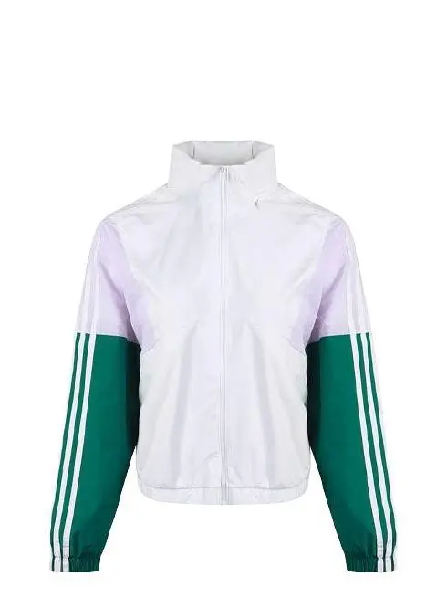 Adidas Neo Ss Track Jacket - White/green
