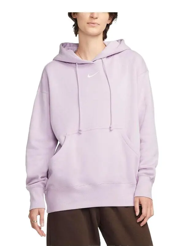 Nike Phoenix Fleece Hoodie - Lilac/white