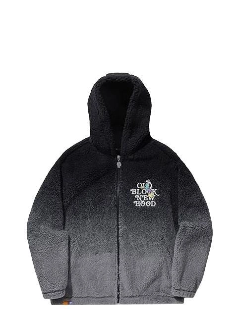 LI-NING X Steven Harrington Logo Hoodie 'black Grey - Black/grey