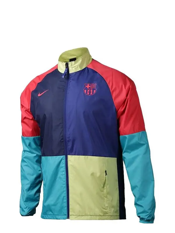Nike Fc Barcelona 20/21 Jacket - Dark Blue