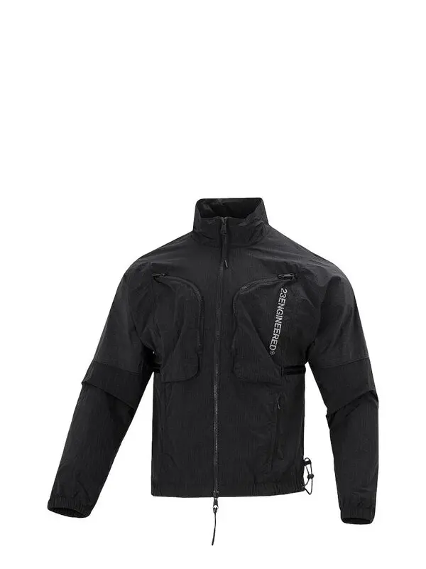 JORDAN Ss22 Solid Color Zipper Stand Collar Sports Jacket - Default Color
