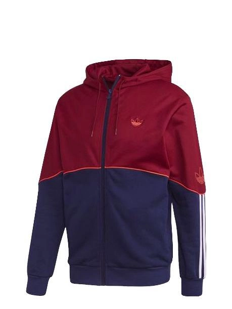 Adidas Originals Logo Colorblock Zip-up Hooded Jacket - Default Color