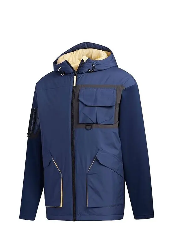 Adidas Outdoor Sports Hooded Jacket - Navy