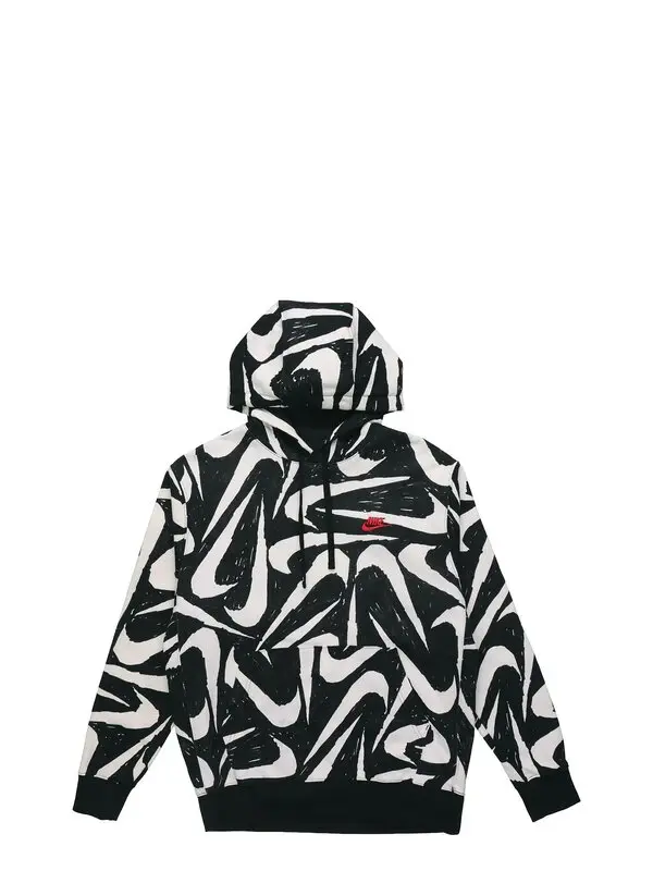 Nike Athleisure Sports Fleece Hoodie - Black