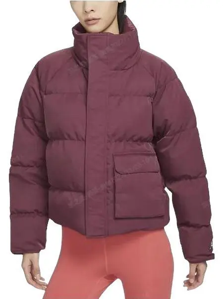 JORDAN Air Cotton Puffer Jacket - Purple