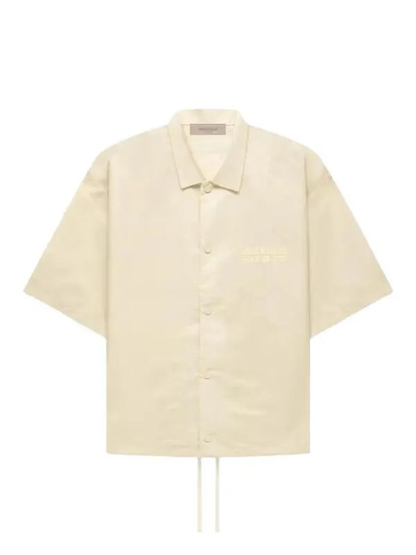 Fear Of God Fw22 Ss Nylon Shirt - Egg Shell