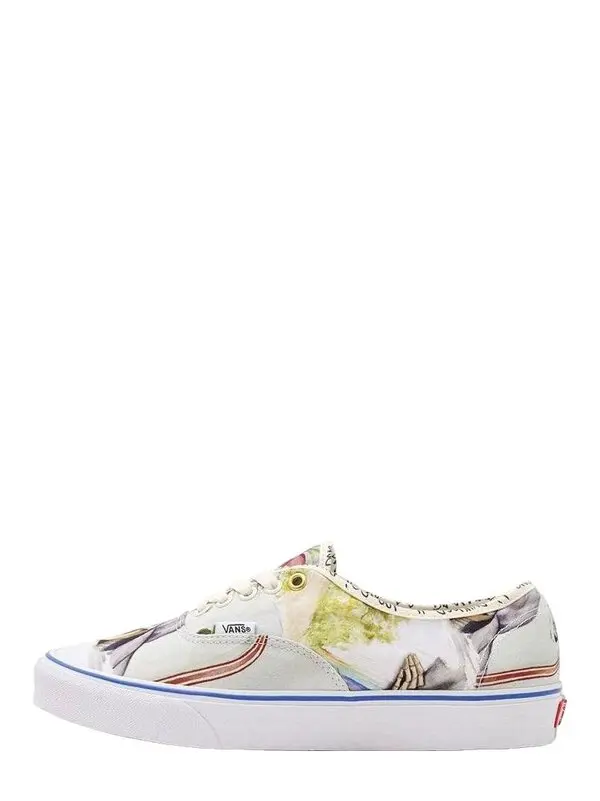 VANS Otw Gallery X Authentic 'allover Print' Sneakers - Yellow/white