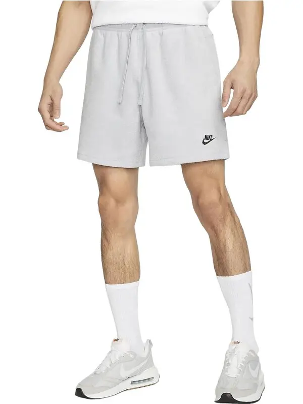 Nike Club Fleece Logo Shorts - Light Grey