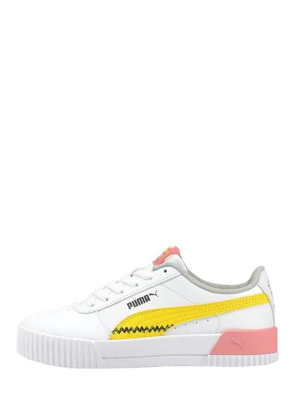 PUMA Carina X Peanuts "white Yellow Pink" Sneakers - White/yellow/pink