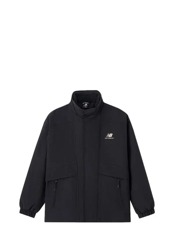 NEW BALANCE Logo Print Sport Jacket - Black