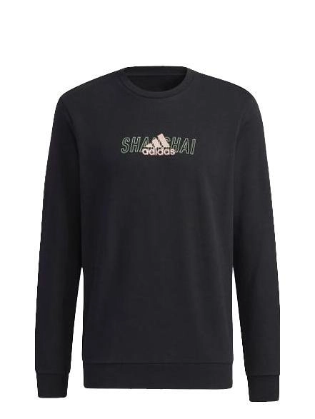 Adidas Shanghai Graphic Pullover - Black