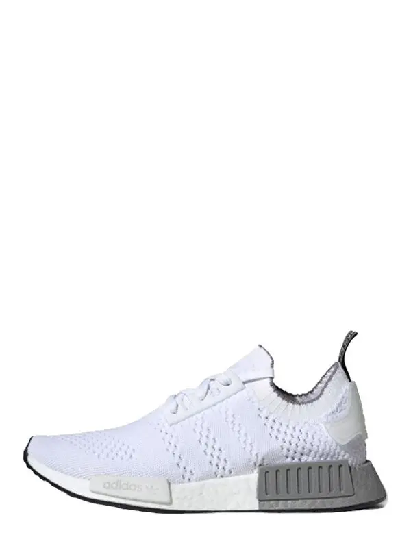 Adidas Nmd_r1 Primeknit Two Tone Boost Sneakers - Cloud White/grey Three