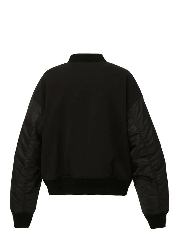 Onitsuka Tiger Quilted Bomber Jacket - Black