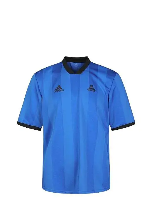 Adidas Soccer/football Sports Round Neck Short Sleeve Jersey - Blue