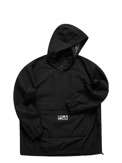 FILA FUSION X White Mountaineering Crossover Half Zip Pullover - Black