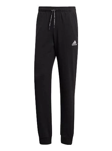 Adidas Logo Casual Sports Bundle Feet Long Pants - Black