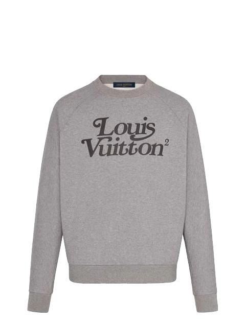 LOUIS VUITTON X Nigo Crossover Squared Casual Pullover - Grey