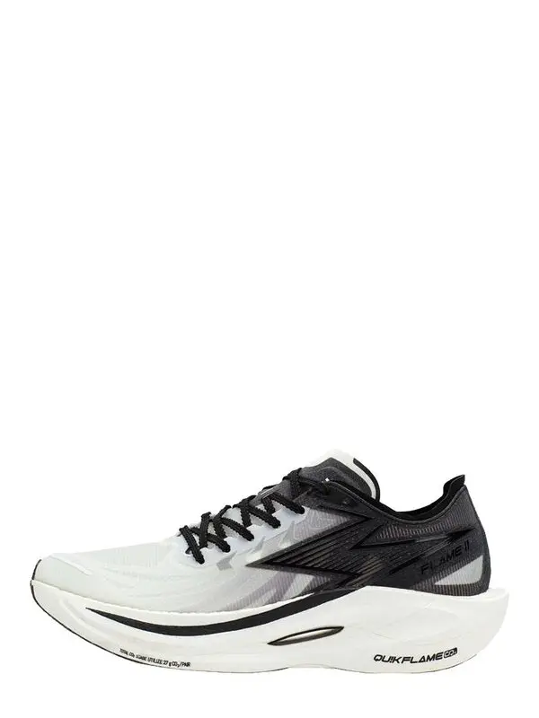 361 DEGREES X Qu!k Foam Flying Flame 2 Athletic Sneakers - White/black