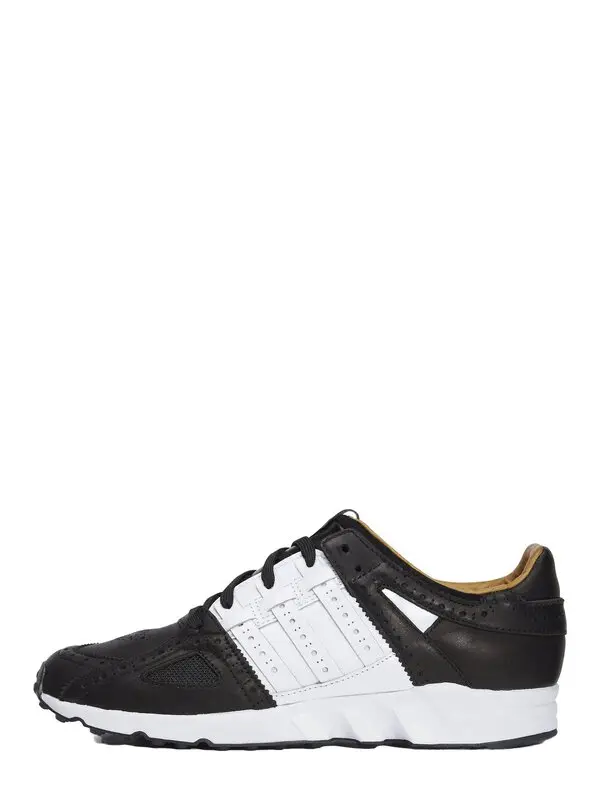 Adidas Sneakersnstuff X Eqt Running Guidance 93 'tee Time' Sneakers - Black