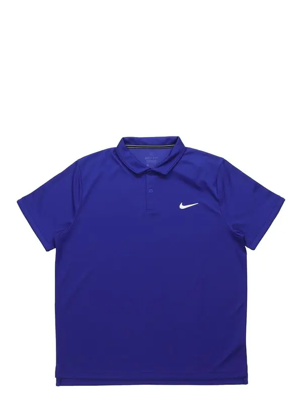 Nike Training Sports Quick Dry Breathable Short Sleeve Polo Shirt - Blue