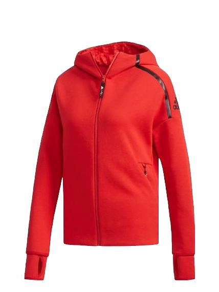 Adidas Zip-up Hooded Jacket - Red