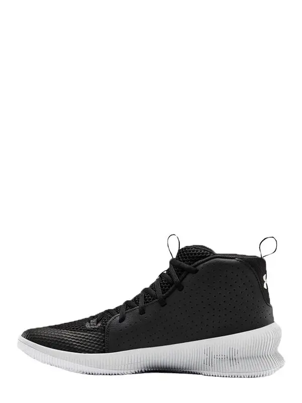 Under Armour Jet White High Top Sneakers - Black