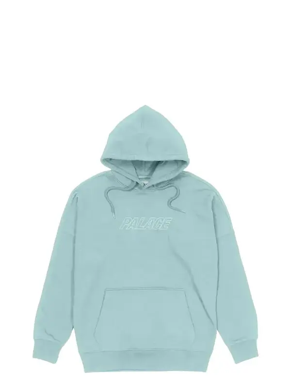 PALACE Jumbo Tri-ferg Drop Shoulder Hoodie - Green