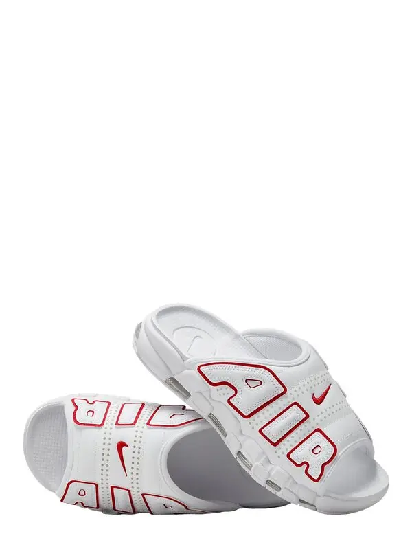 Nike More Uptempo Slide - White/red