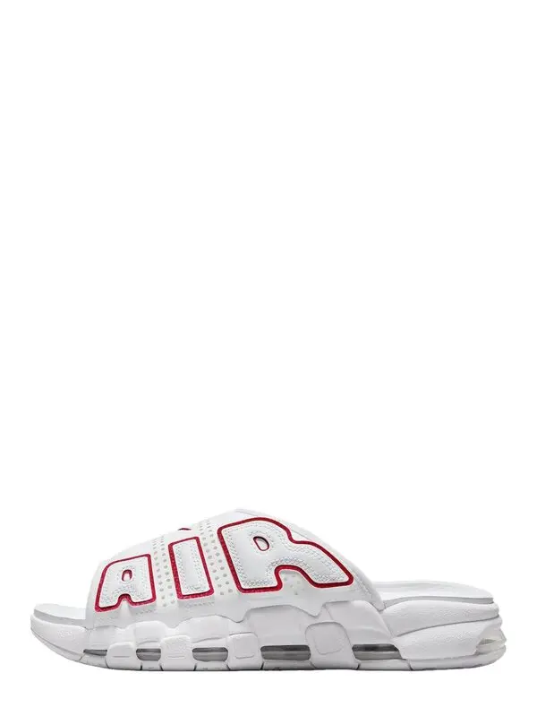 Nike More Uptempo Slide - White/red