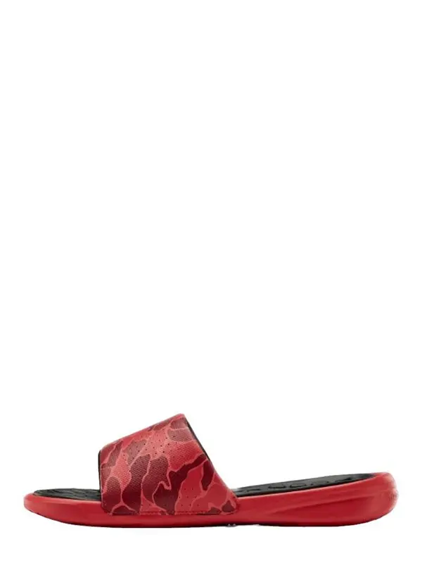 Under Armour Playmaker Diverge Slides Red Camo - Red/black