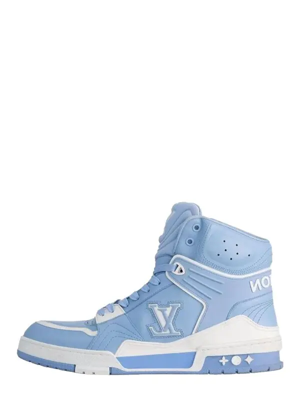 LOUIS VUITTON Trainer Sneaker Boots - Blue/white