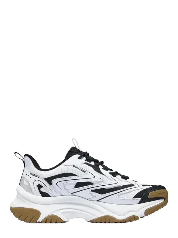 Sketchers Moonhiker Sneakers - White/black/brown
