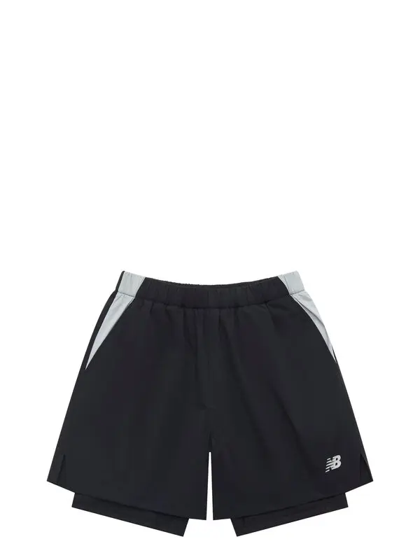 NEW BALANCE Nb Logo 2 In 1 Short - Black